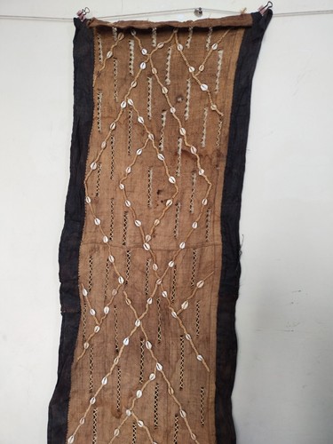 Antique rare Kuba Cloth Raffia woven Textile Traditional African Tribal ...