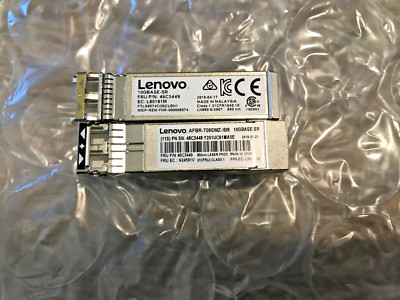 Lenovo IBM 46C3449 10GBASE-SR SFP Short Range Transceiver P/N 46C3448 ...