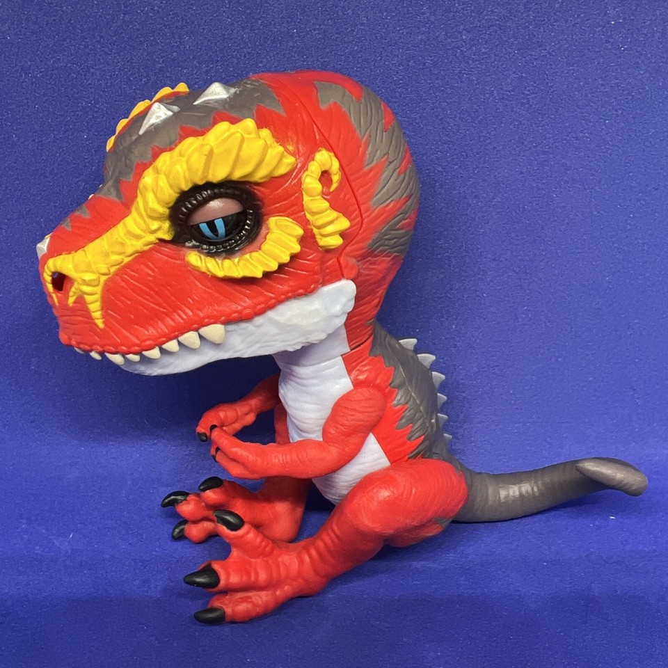Fingerlings Untamed Dinosaur T-Rex Ripsaw Red WowWee 2017 Toy Raptor ...