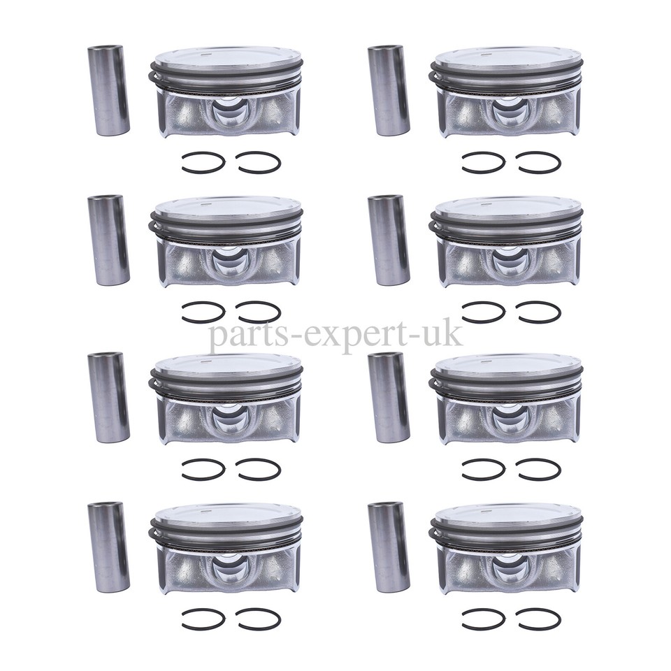 AJ133 8* Pistons & Rings for Land Range Rover Sport, Jaguar XJ 5.0L V8 ...