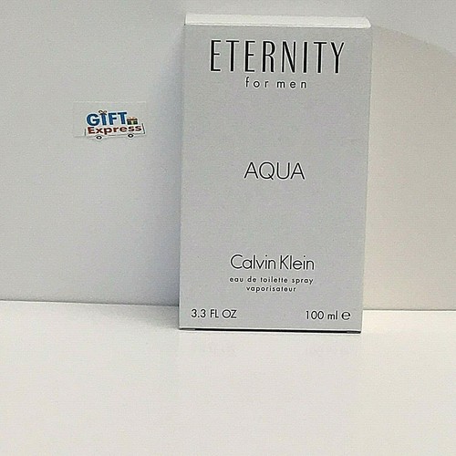 Eternity Aqua by Calvin Klein 3.4 oz EDT Cologne for Men Brand New ...