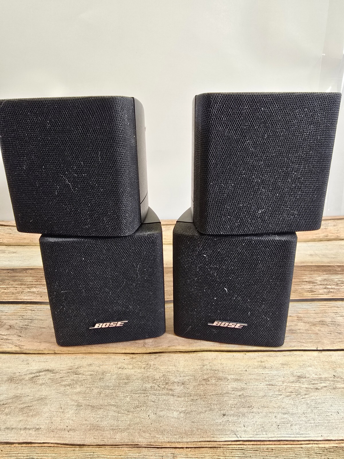 Set Of 2 Bose Lifestyle Jewel Acoustimass Mini Double Cube Black ...