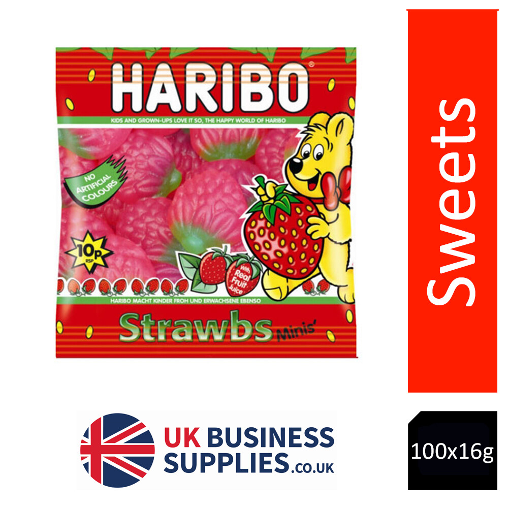 500 x Haribo Mini's 5 Varieties Starmix, Supermix, Strawbs, Tangfastic ...