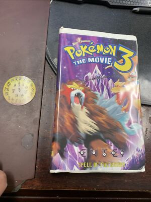 Pokémon the Movie 3 Spell of the Unknown VHS and 3D Token 85392125135| eBay