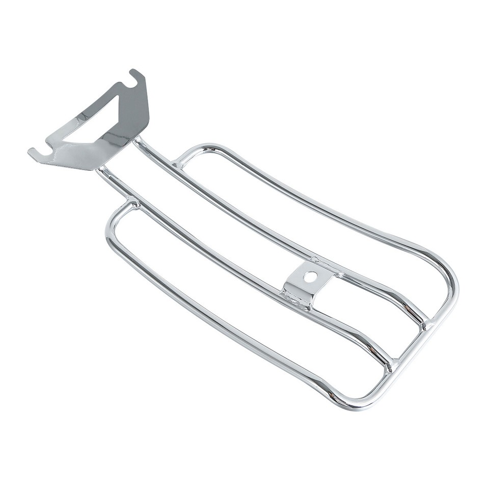 Chrome Solo Seat Luggage Rear Fender Rack Fit For Harley Touring FLHT ...