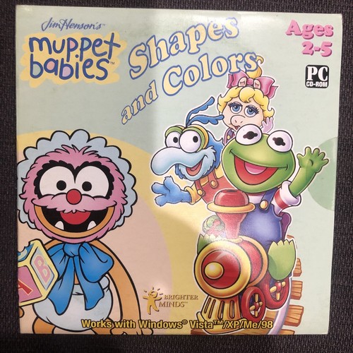 Video Game PC Muppet Babies Shapes and Colors NEW | eBay