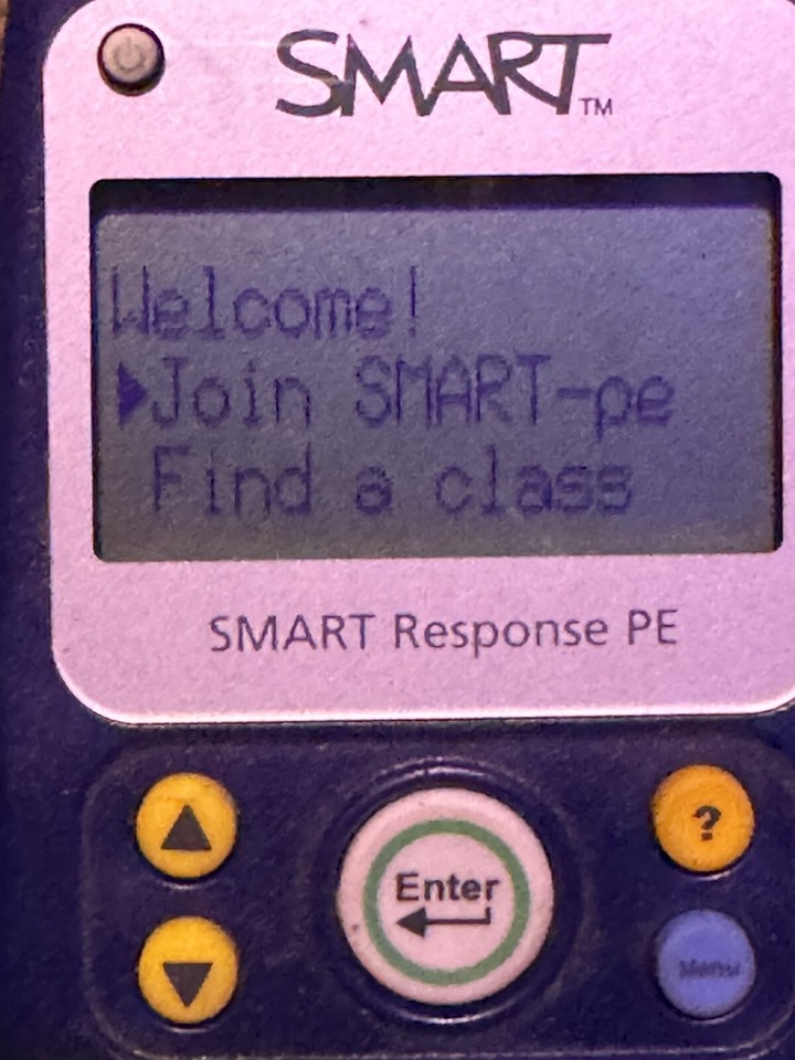 GENUINE SMART RESPONSE PE 03-00174 INTERACTIVE CLASSROOM REMOTE CLICKER ...