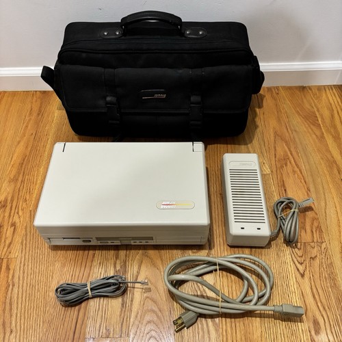 Compaq SLT 286 Vintage Computer Model 2680 with Adapter and Bag ...