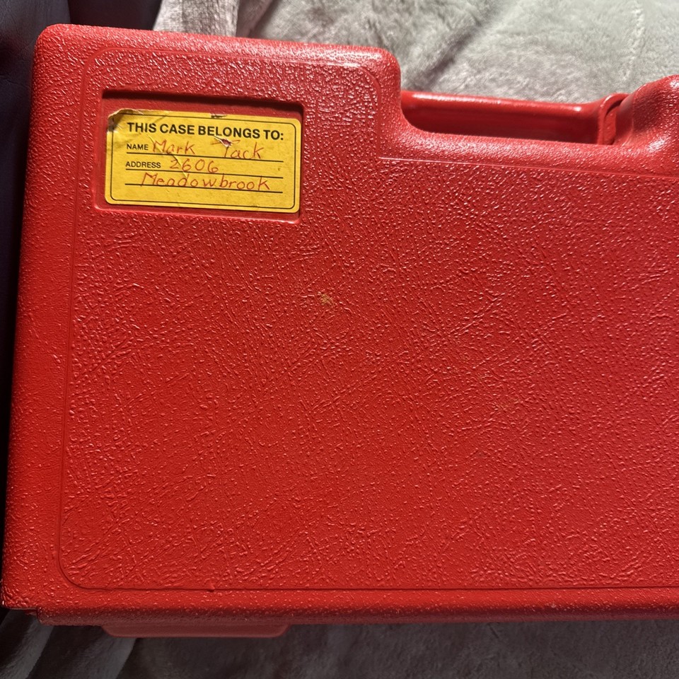 Vintage LEGO Storage Case Box 10x17x5 Toys Large Red W/Vintage Legos ...