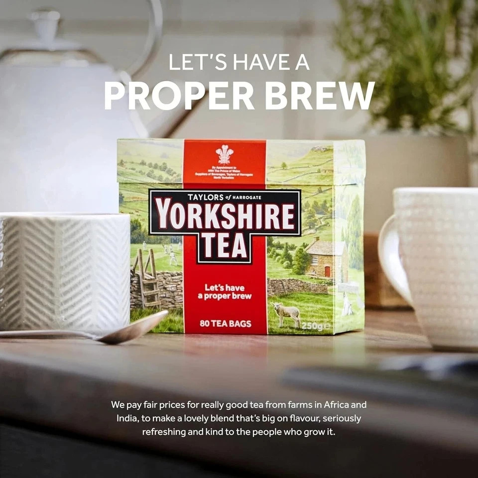 Yorkshire Tea, Total 1040 Tea Bags, (Pack of 3.25 kg) | eBay UK