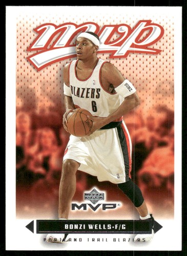 Bonzi Wells 2003-04 Upper Deck MVP Basketball #152 - Portland Trail ...