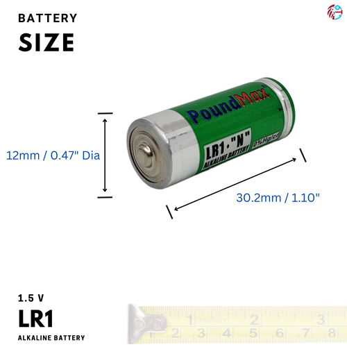 PoundMax Alkaline LR1 910A N Type MN9100 1.5V Batteries Pack of 5 ...