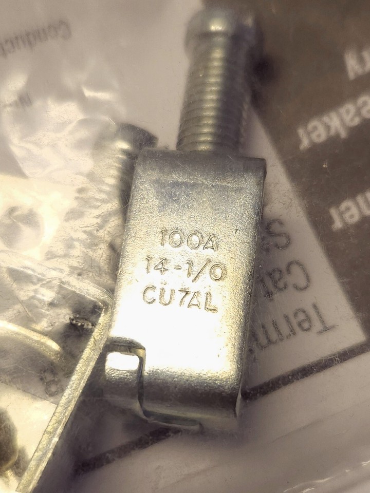 EATON CUTLER HAMMER 3T100FB F Frame Breaker 100 AMP Lug Kit Type FD HFD ...