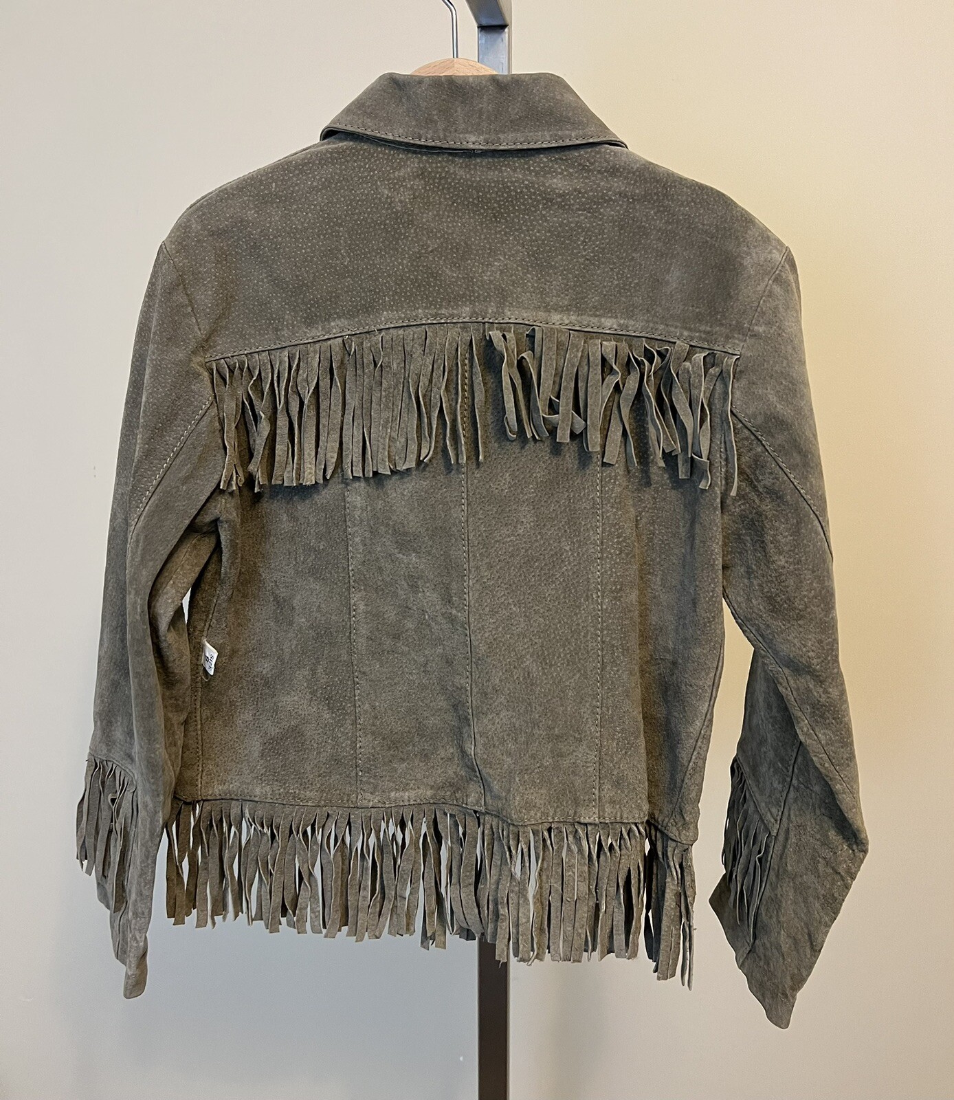 Vintage Kids Ranchwear Suede Leather Jacket with Frin… - Gem