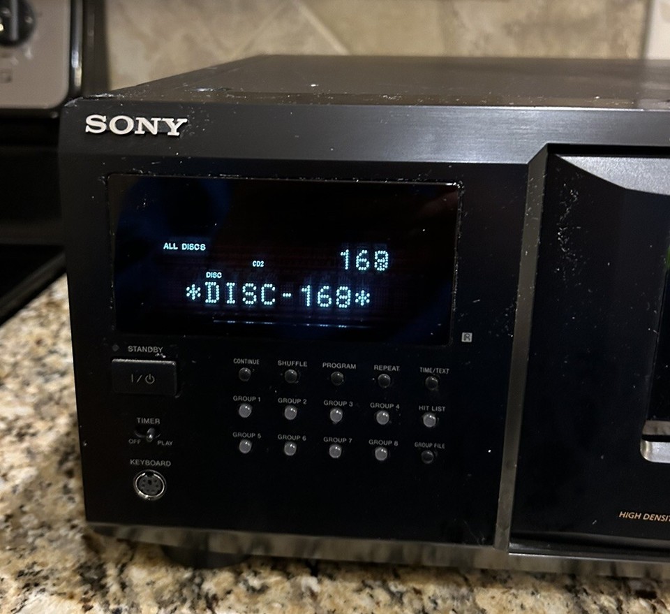 Sony CDP-CX355 MegaStorage 300 Compact Disc Multi-Grouping Changer | eBay