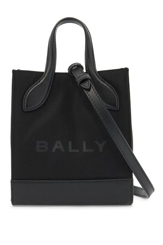 BALLY Mini Bar bag in canvas Woman WAM03ENY284 I907P Black | eBay