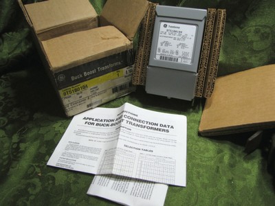 GE BUCK BOOST TRANSFORMER 9T51B0104 0.100KVA 120X240 Pri / 12/24 NEW ...