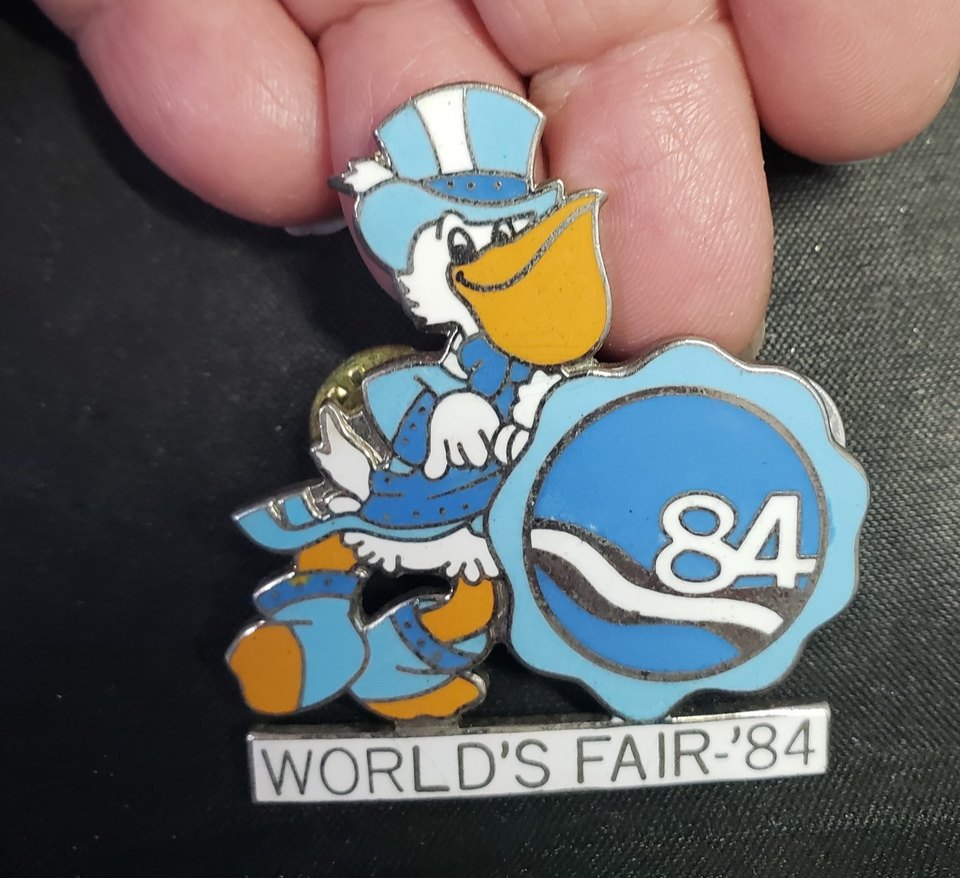 Seymore D Fair New Orleans World Fair Pin 1984 Uncle Sam Pelican | eBay
