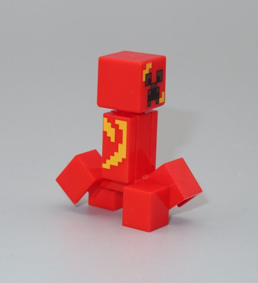Lego New Minecraft Exploding Creeper red minifigure 21177 Ambush | eBay