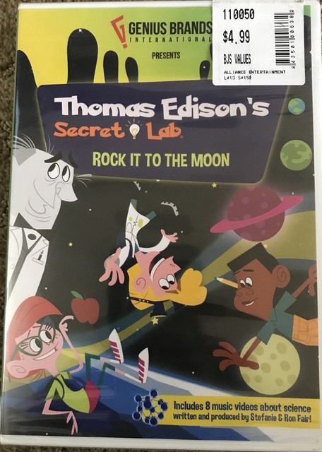 Thomas Edison's Secret Lab: Rock It to the Moon (DVD) for sale online ...
