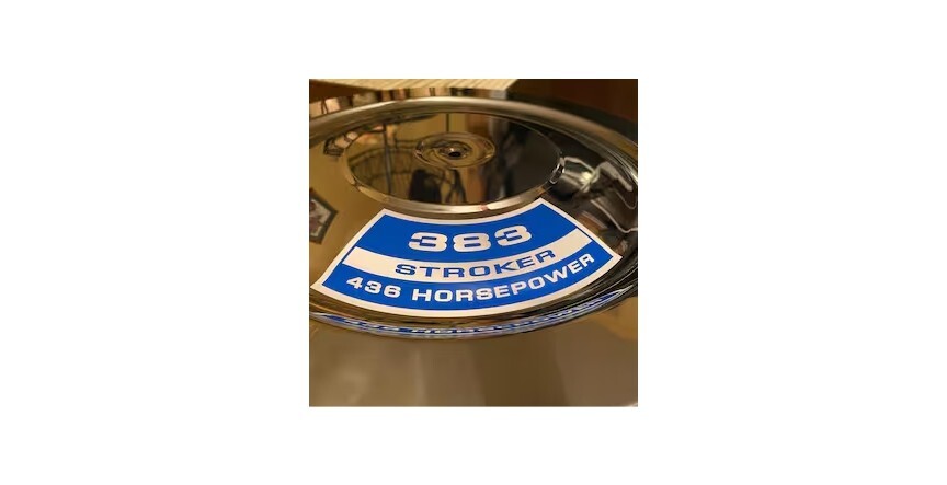 Chevy Stroker Air Cleaner sticker decal * ANY ENGINE SIZE & HP * 5.75 ...