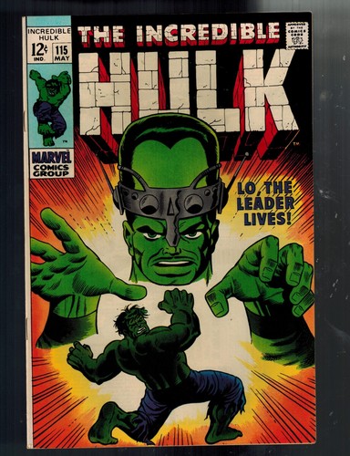 Hulk 115 116 120 121 (Marvel) 1st Print 4 Silver Age Books by Stan Lee ...