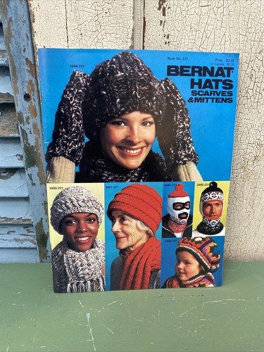 Bernat Hats Scarves and Mittens Book 231 Knitting and Crochet pattern ...