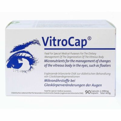 Vitrocap Capsules Caps, Pack of 90 to treat eye floaters 3 months ...