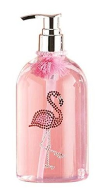 TWO'S COMPANY FLAMINGO PINK GRAPEFRUIT BORN TO SPARKLE SEQUIN HAND WASH ...