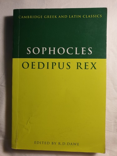 Sophocles: Oedipus Rex by Sophocles Paperback 1982 Greek Latin Classic ...