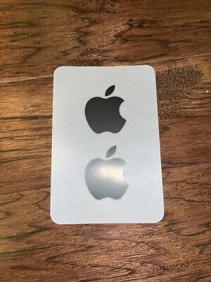 NEW Black Apple Logo Sticker Decal - Genuine OEM - Includes 2 Stickers ...