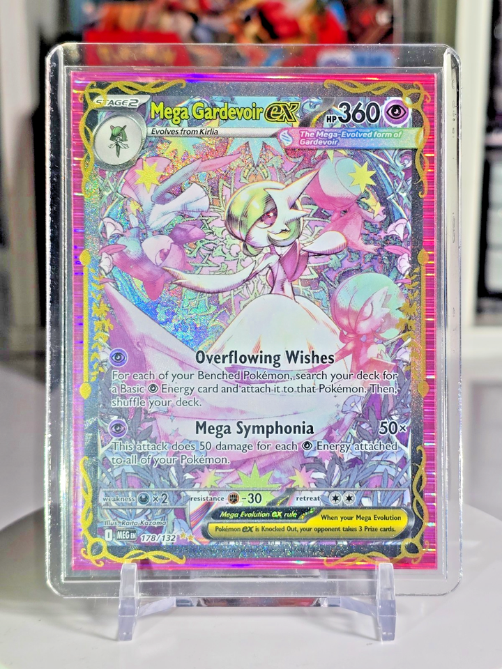Mega Gardevoir EX 178/132 Evolutions SIR w/ Holographic Sleeve & Character Sleev | eBay