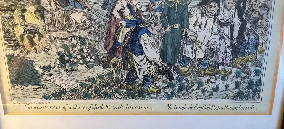 “Consequences of a Successful French Invasion” -James Gillray Political ...