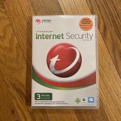 Trend Micro Titanium Internet Security 3 Devices Apple Windows Android ...
