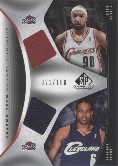 2006-07 SP Game Used Edition - Shannon Brown/Drew Gooden #AFD-DS for ...