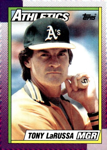 1990 Topps #639 Tony LaRussa -MANAGER- Oakland Athletics | eBay