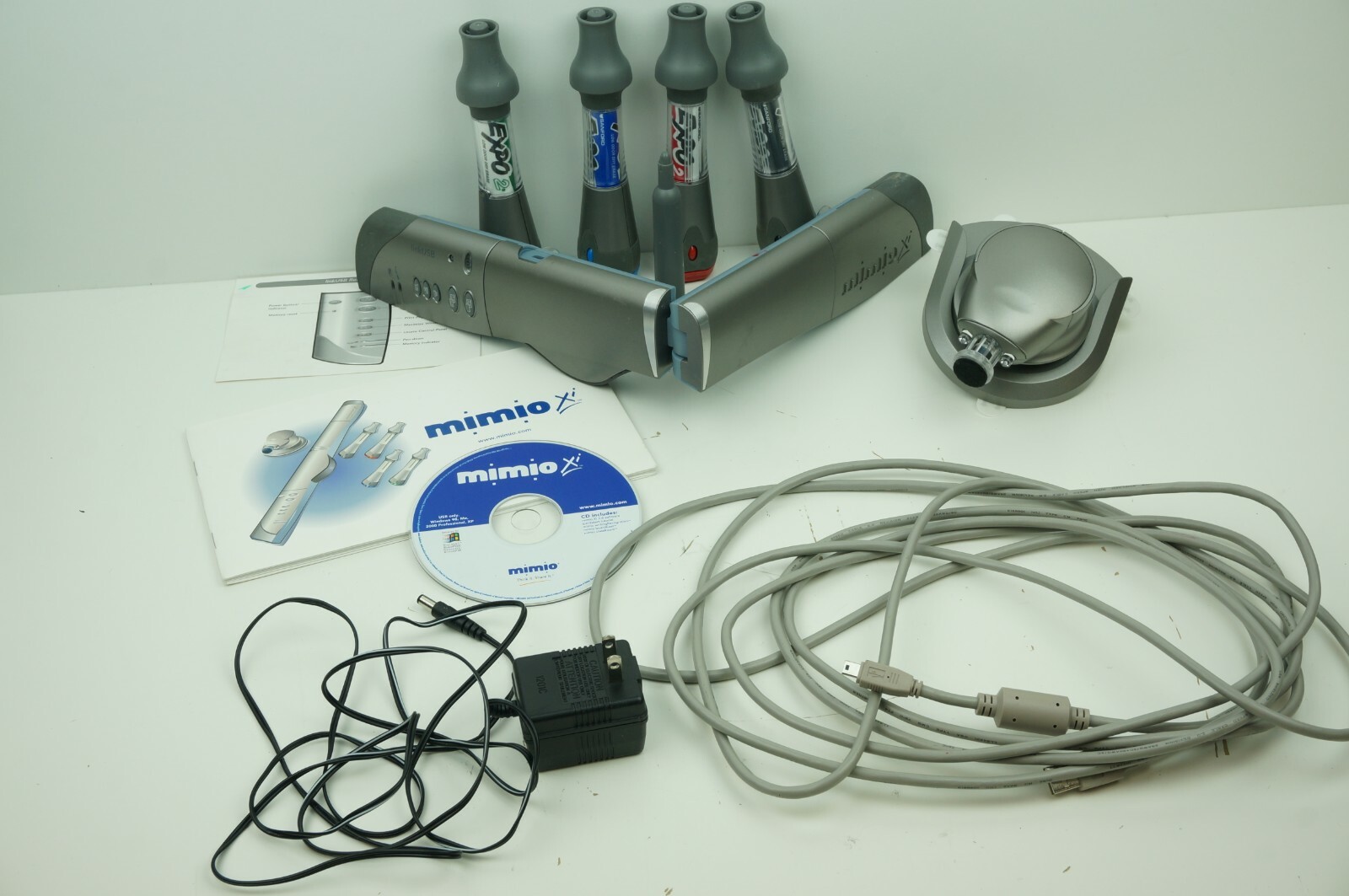 MIMIO Xi INTERACTIVE WHITEBOARD PROJECTOR CAPTURE BAR VIRTUAL INK ...