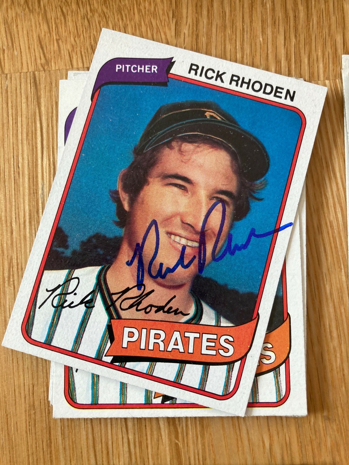 Pittsburgh Pirates Rick Rhoden signed 1980 Topps card | eBay