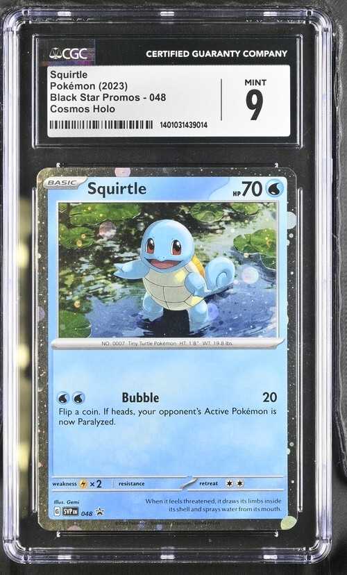 Pokémon TCG Squirtle Svp Black Star Promos SVP048 Holo Promo Promo for ...