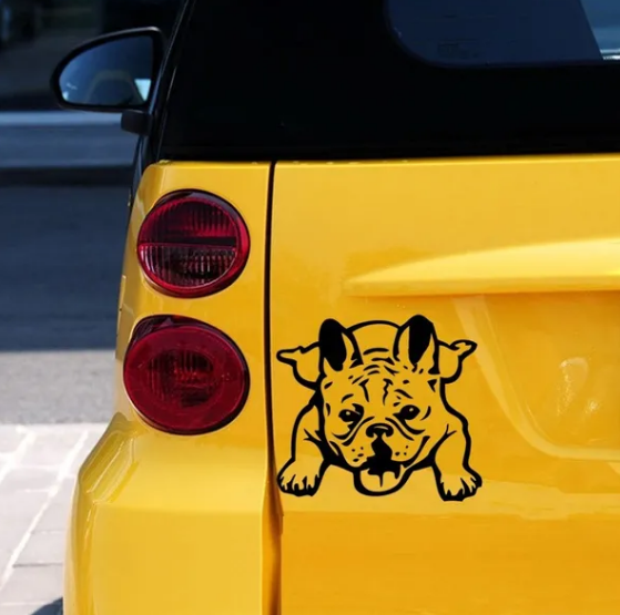 Lying French Bulldog Decal Stickers Dog Frenchie Die Cut Tumbler Car ...