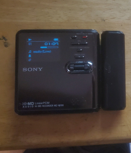 sony mz-m100 hi-md minidisc recorder | eBay
