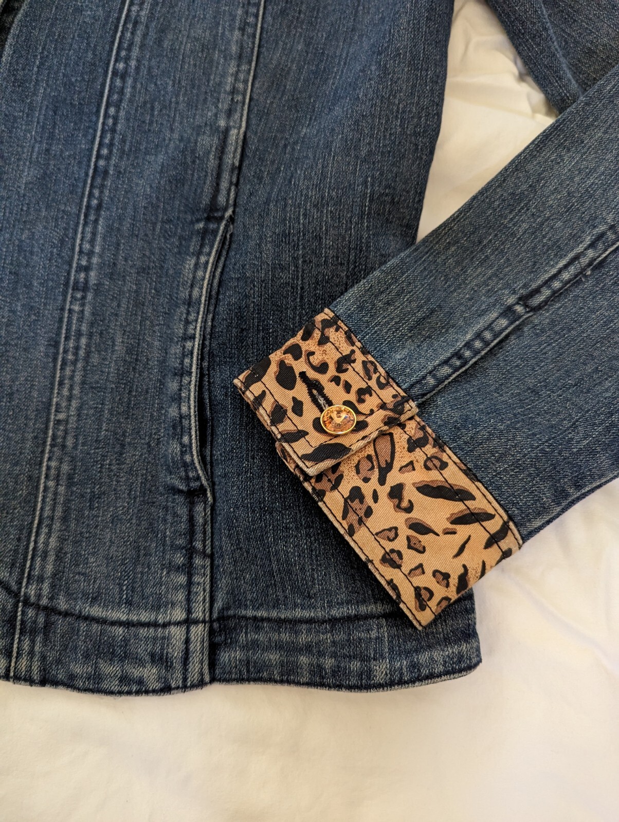 Y2K Christine Alexander Denim Jacket Swarovski Crysta… - Gem