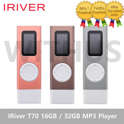 IRiver T70 Season2 16GB / 32GB MP3 Player FM Radio Voice Recording 3 ...