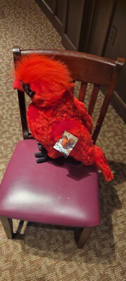 Extra Large Red Cardinal Bird Plush Toy 18 inch tall New w/tag Super ...