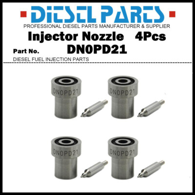 4Pcs Diesel Fuel Injector Nozzle DN0PD21 ND-DN0PD21 for Mitsubishi S4Q2 ...