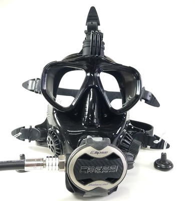 Cressi Full Face Scuba Dive Mask Fits Most 2nd Stage Regulators T10 AC2 ...