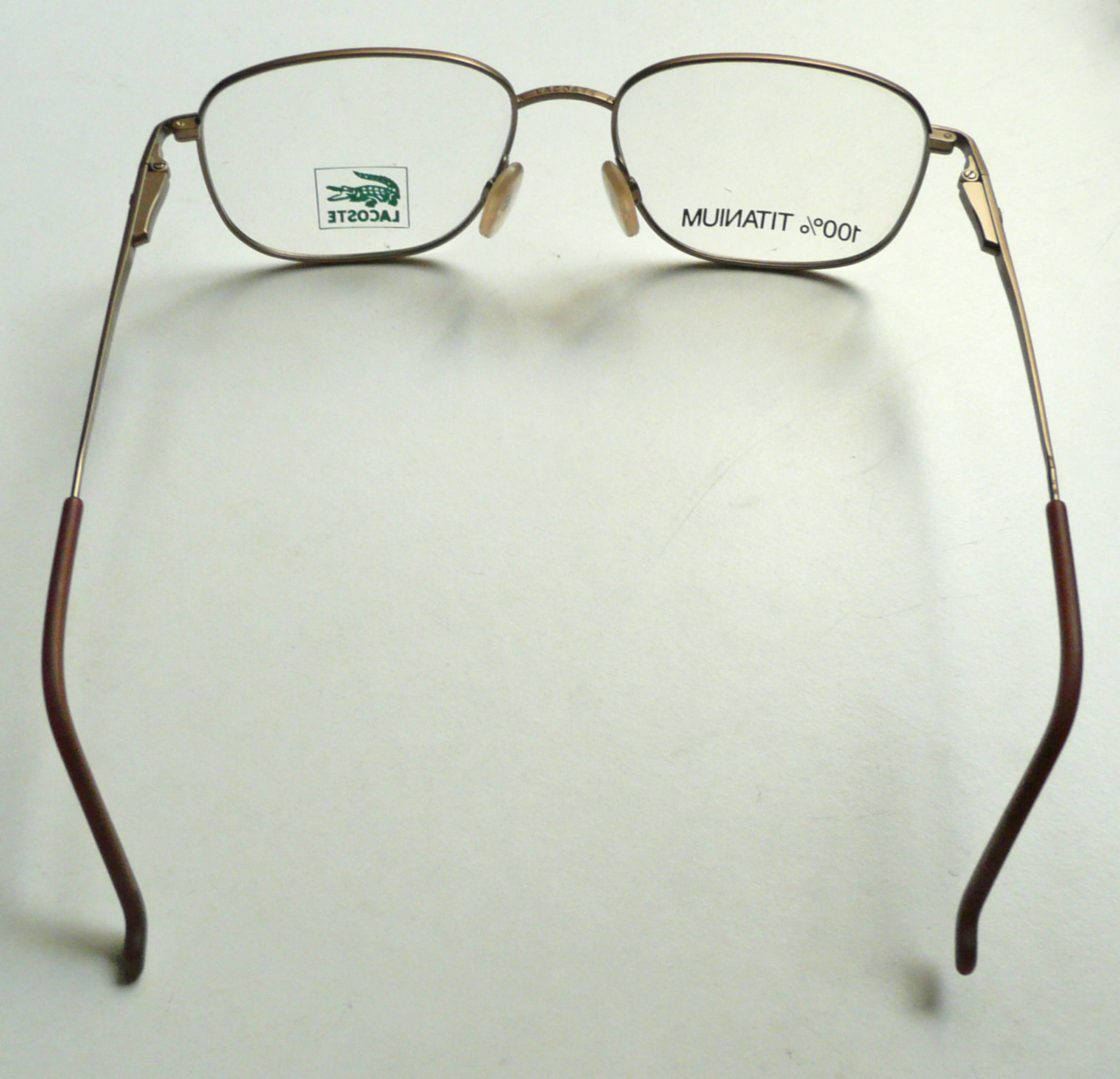 Lacoste Made in Japan Titanium occhiali vintage frame eyeglasses 1980's ...