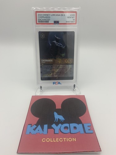 Chernabog Enchanted GEM MINT PSA 10 Into the Inklands 205/204 Lorcana ...