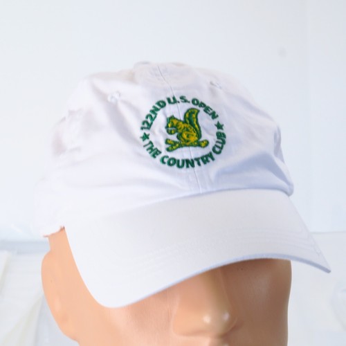 Ahead 122nd US Open The Country Club Squirrel Logo Golf White Strapback ...