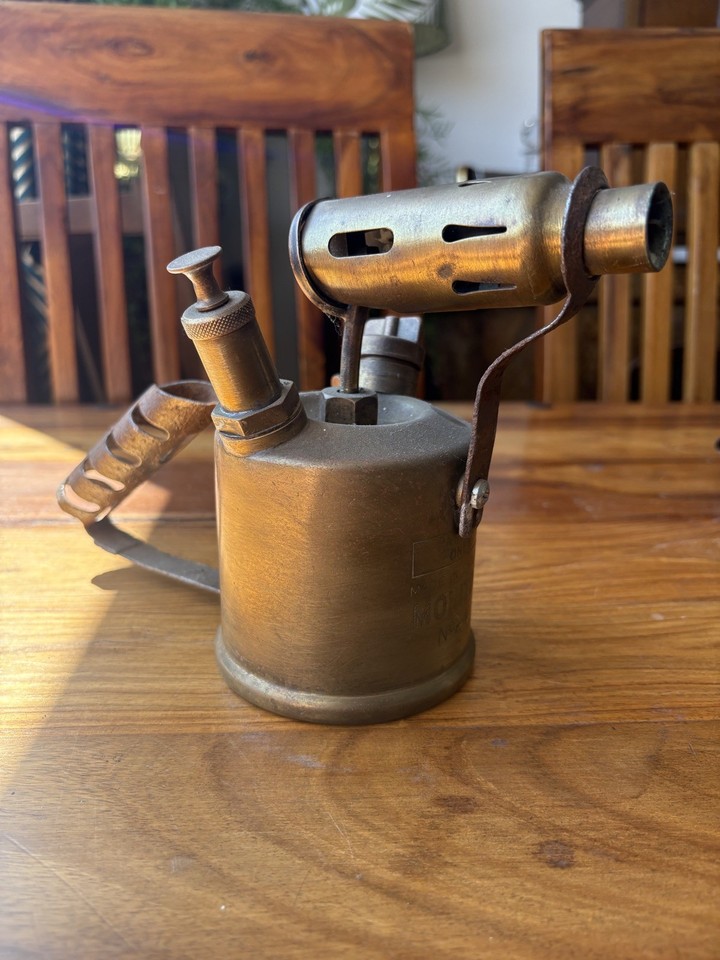 Vintage MONITOR No. 24 Brass Paraffin Blow Torch Lamp Tool Made in ...